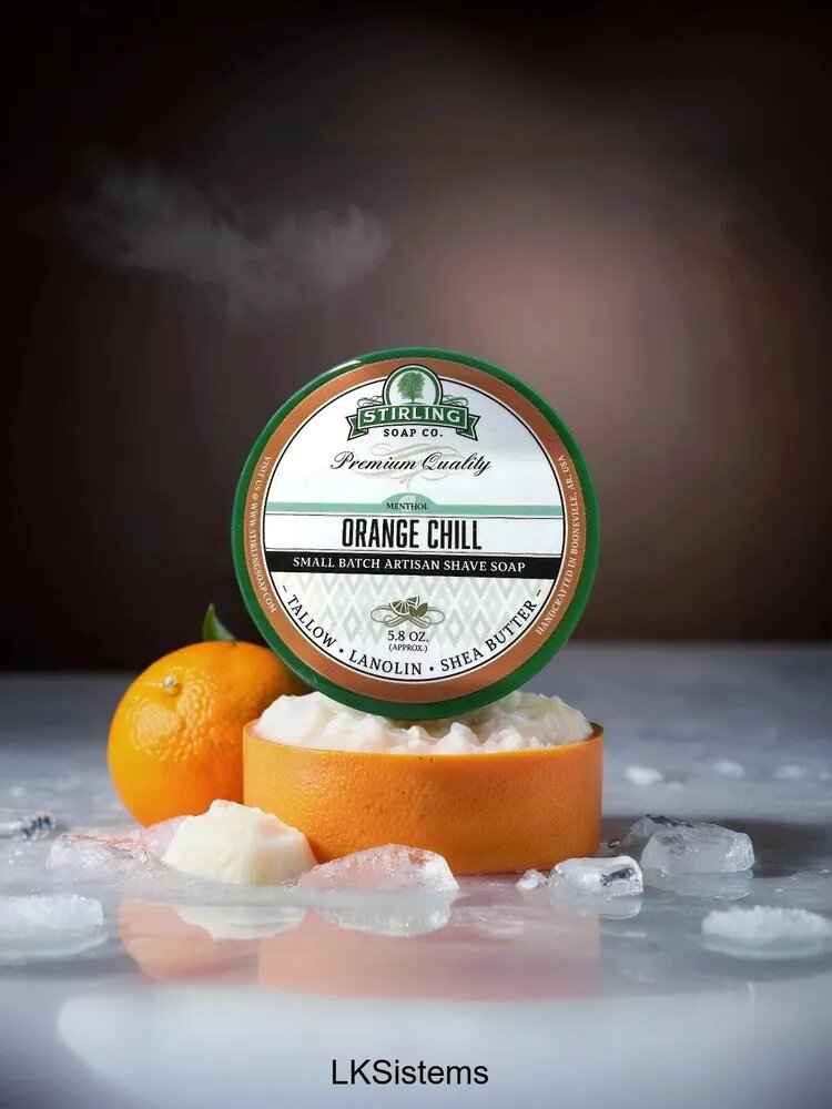 Stirling Мыло для бритья Orange Chill — фото 1