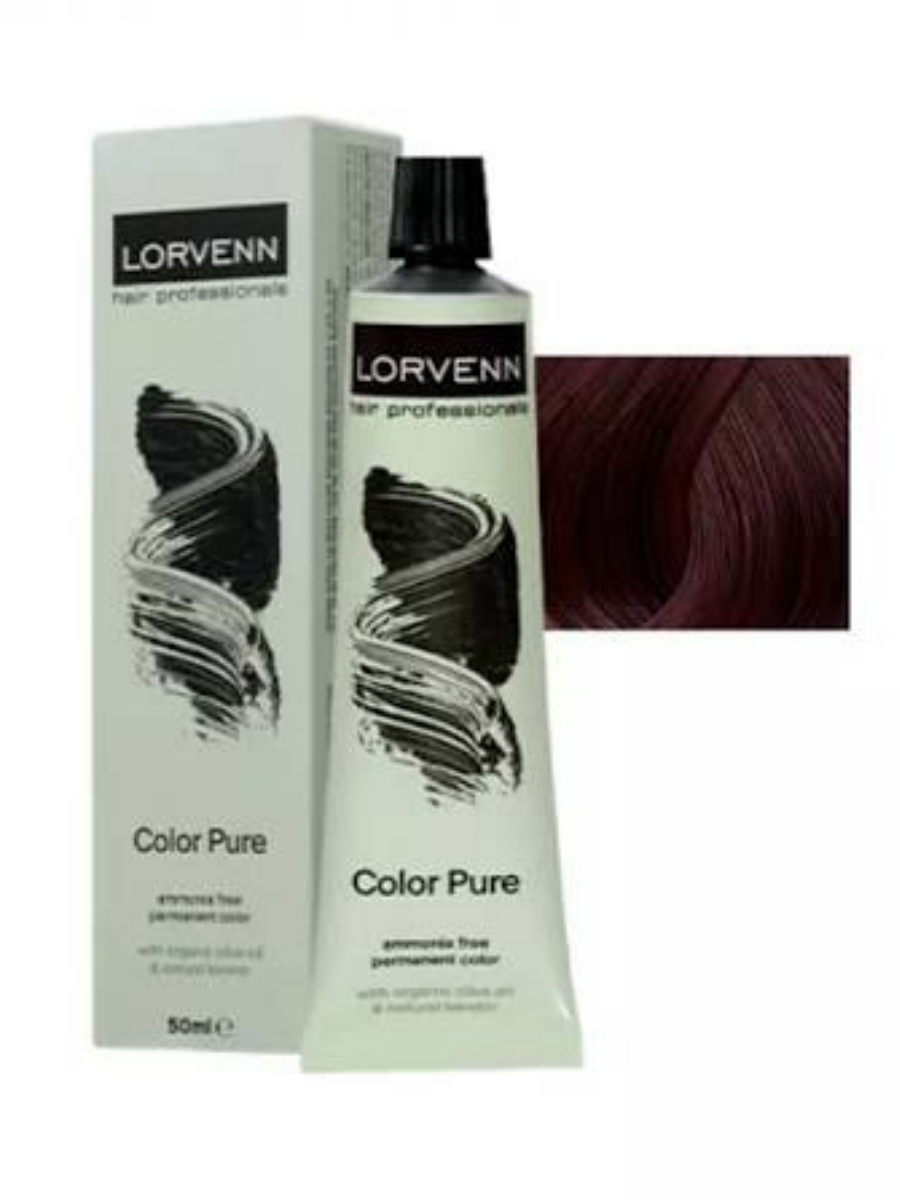 Краска для волос Lorvenn Color Pure Ammonia Free безаммиачная, 5.5