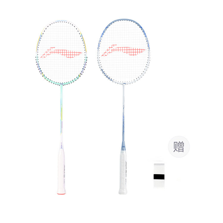 Ракетка для бадминтона унисекс Li Ning Full Carbon Control Type All around Defense Advanced Level 675mm, синий+светло-голубой