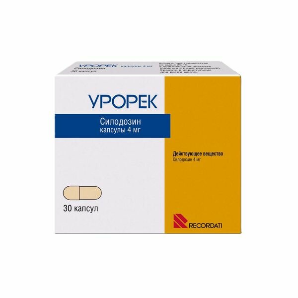 Урорек капсулы 4мг 30шт