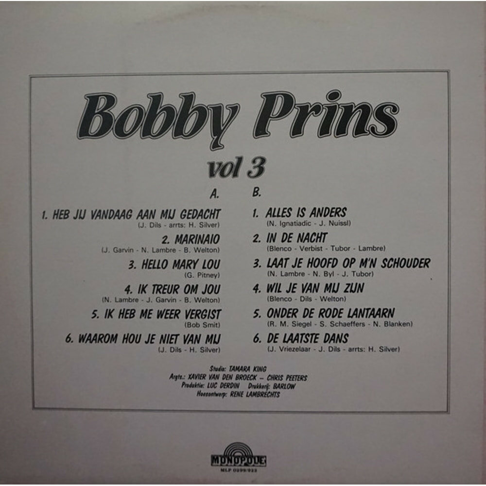 Bobby Prins Vol. 3 — фото 1