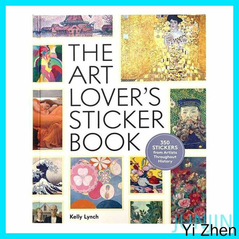 The Art Lover's Sticker Book/ 350 наклеек с изображениями известных картин для любителей искусства художественные наклейки репродукции картин для скрапбукинга подарок любителю искусства