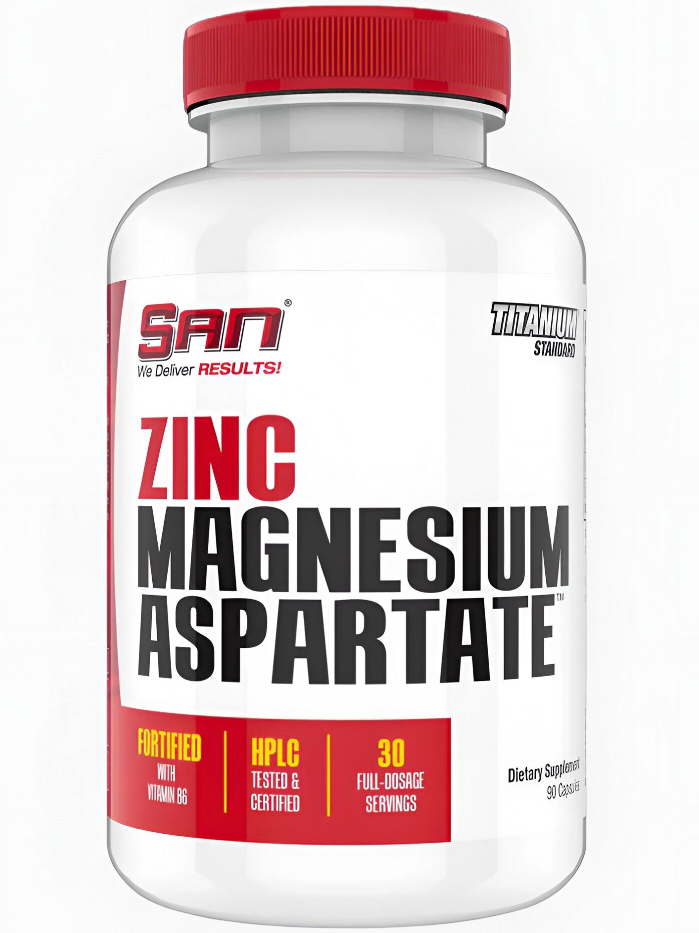 Магний+цинк+B6 SAN Zinc Magnesium Aspartate 90 капсул