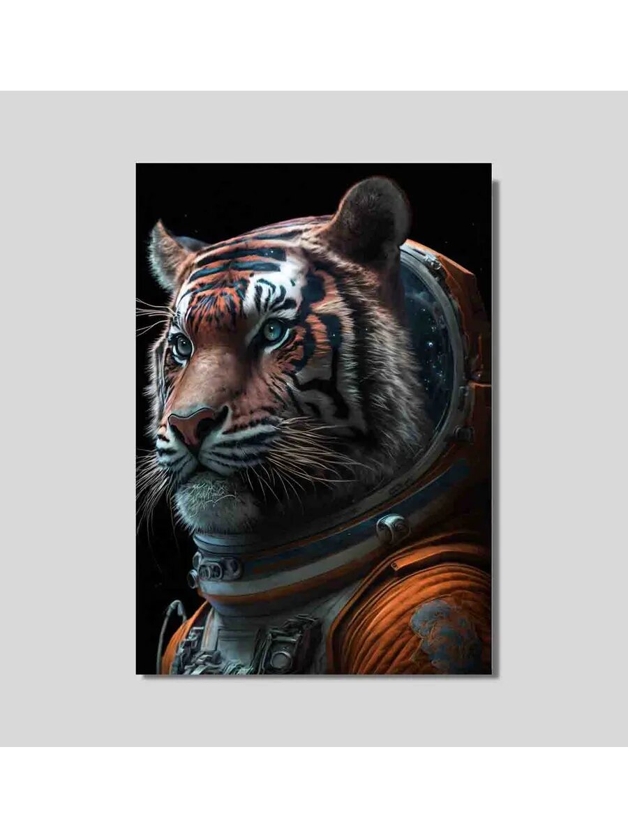 Космонавт Тигр 2, Плакат 30x42см