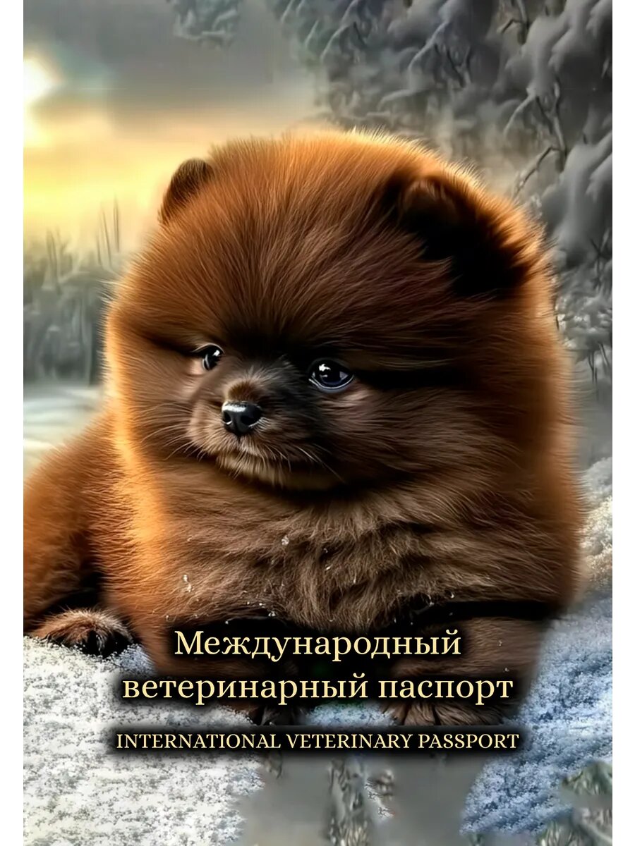 Международный ветеринарный паспорт с аудио-записью