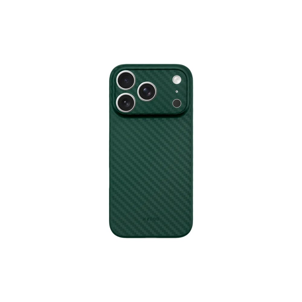 KZDOO Air Carbons Fiber PP Чехол для телефона Ультратонкий чехол для Зеленый, Green, iPhone 17 Pro