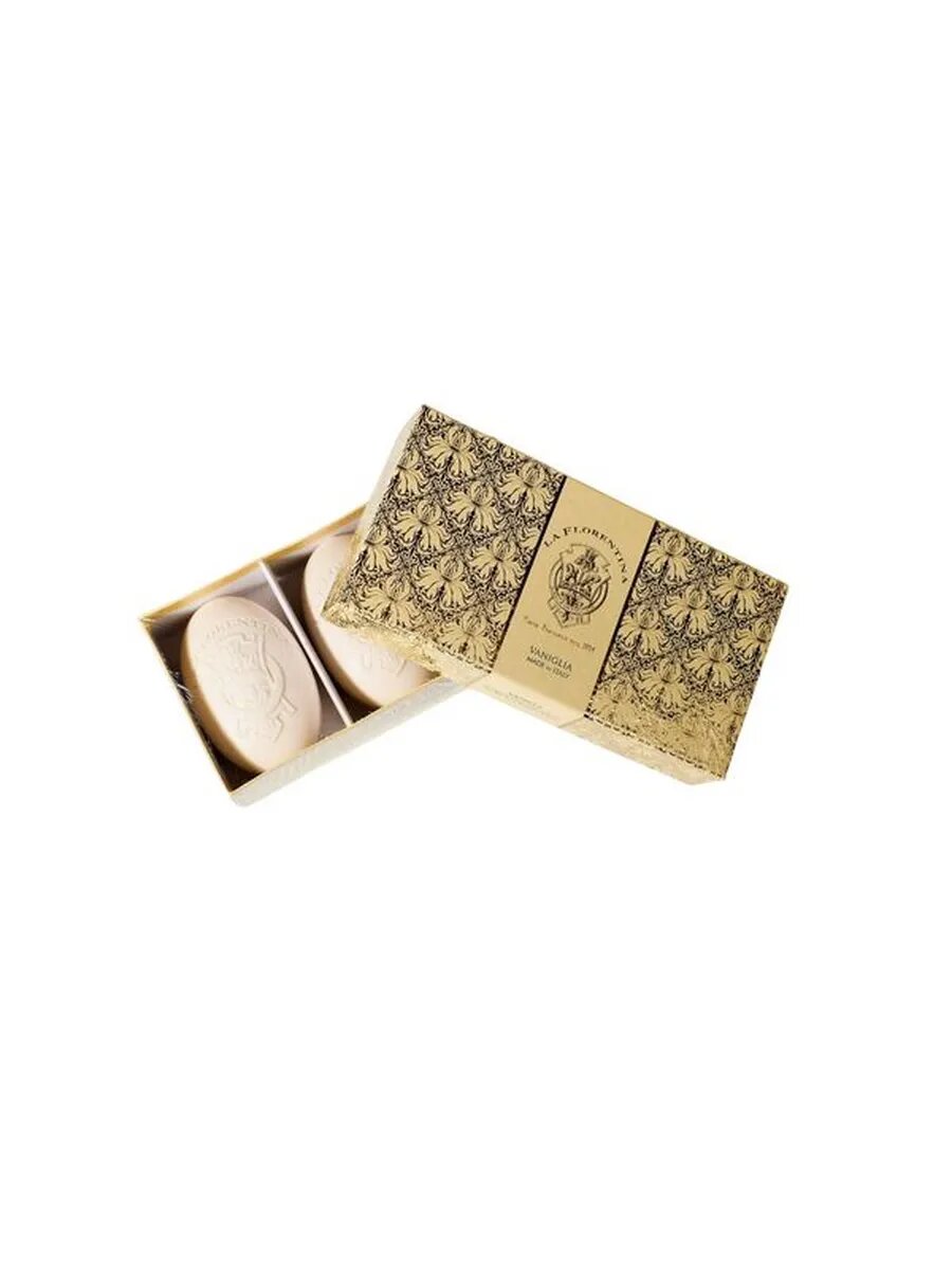 Мыло твердое туалетное ваниль Gold Lace LaFlorentina/Ла флорентина 150г 3шт