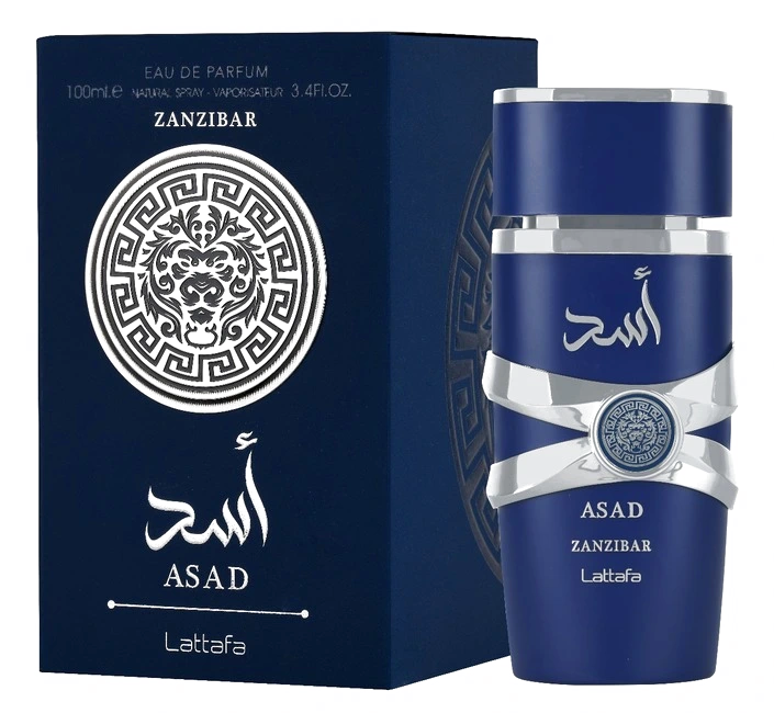 Lattafa Perfumes Asad Zanzibar 100 мл - мужская парфюмерная вода Асад Занзибар