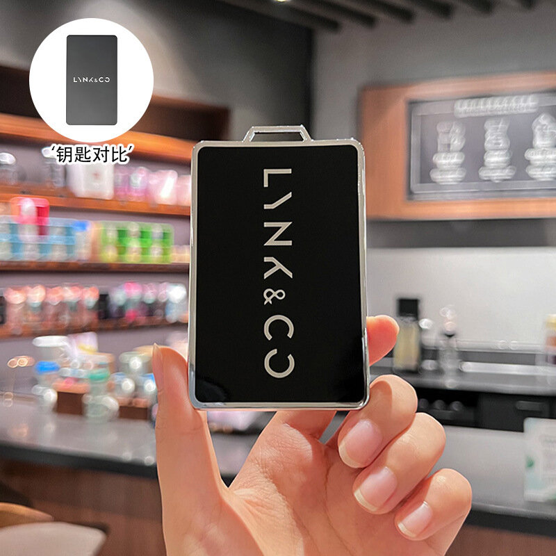 Lynk & Co 2024 08 NFC Ключевой чехол для карт с черным одиночным держателем - универсальная премиум-подгонка