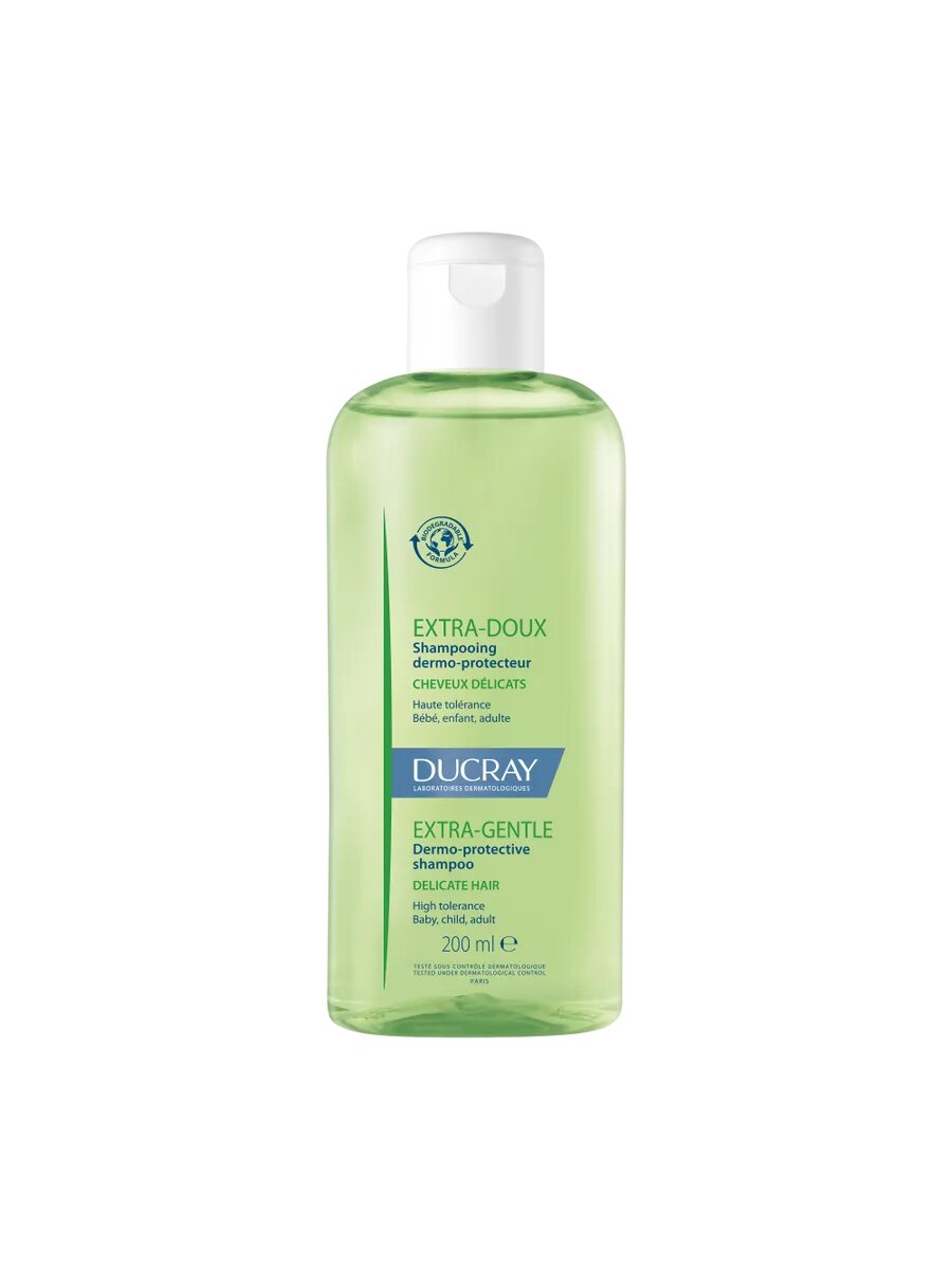 Ducray extra-doux защитный шампунь для частого применения 200 мл
