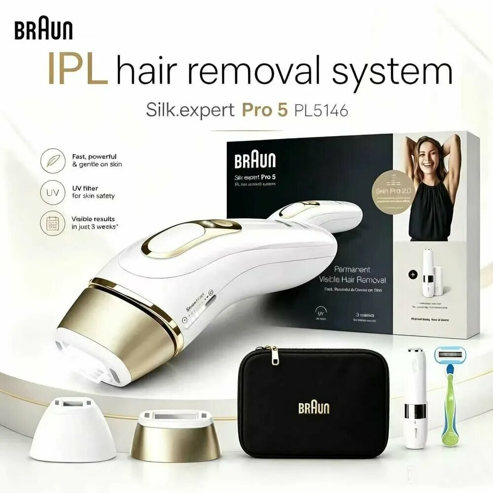 Braun Фотоэпилятор Silk-expert Pro5 FLP5146