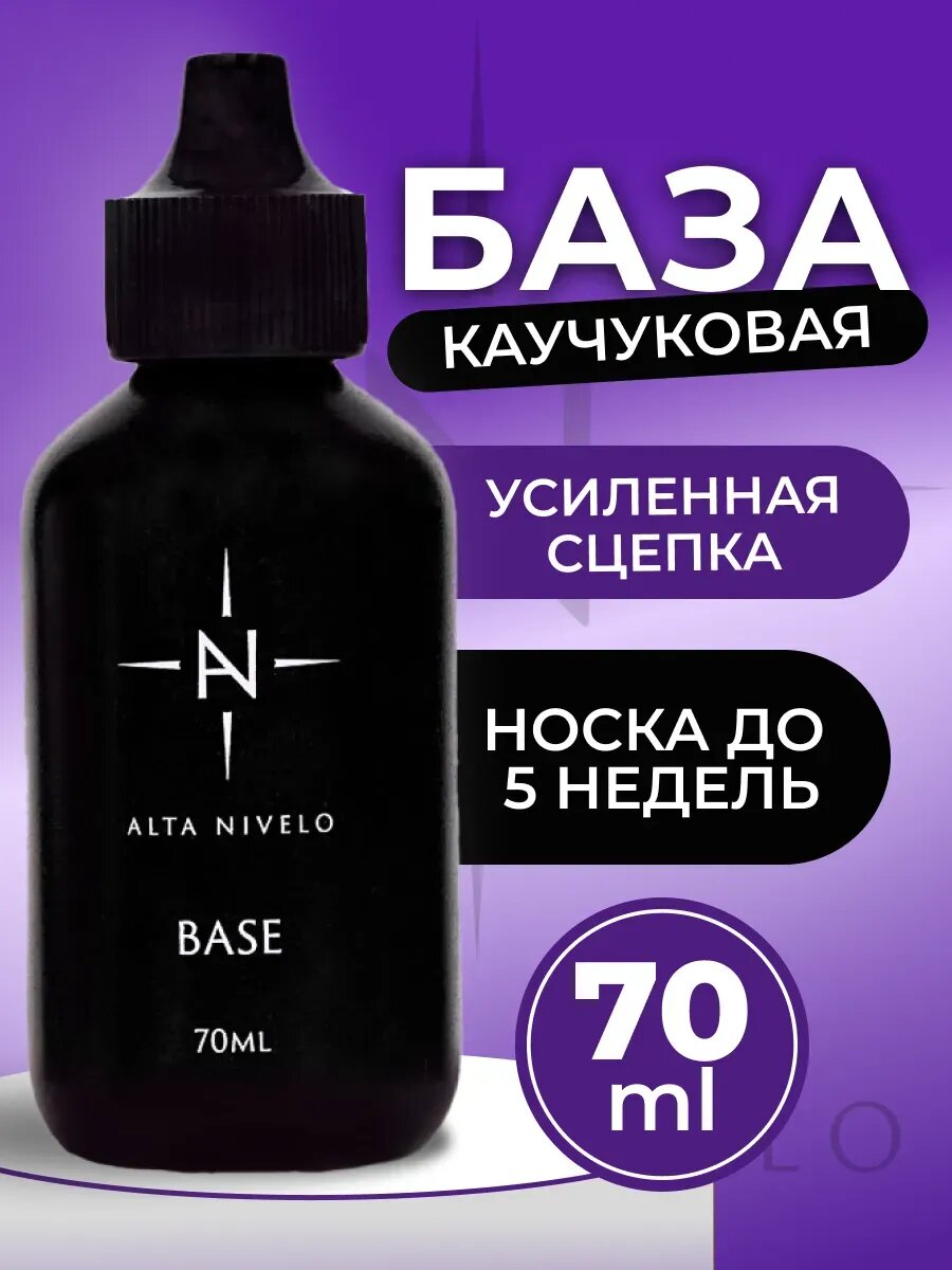 База для ногтей прозрачная каучуковая