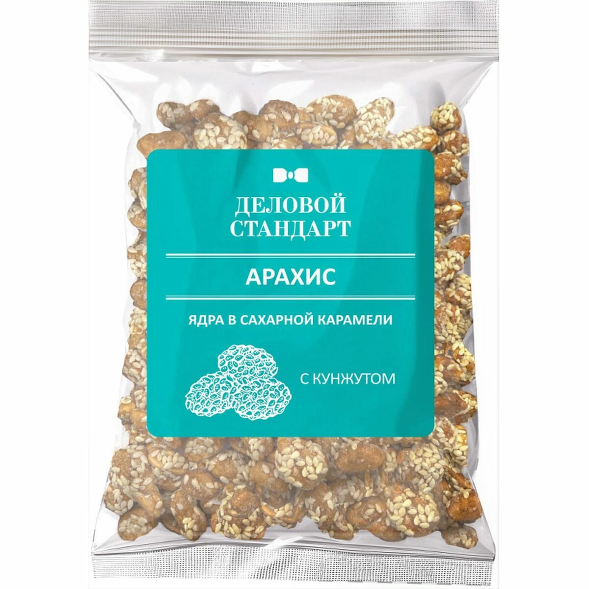 Арахис Деловой Стандарт в карамели с кунжутом 500г (2160323), 9 уп.