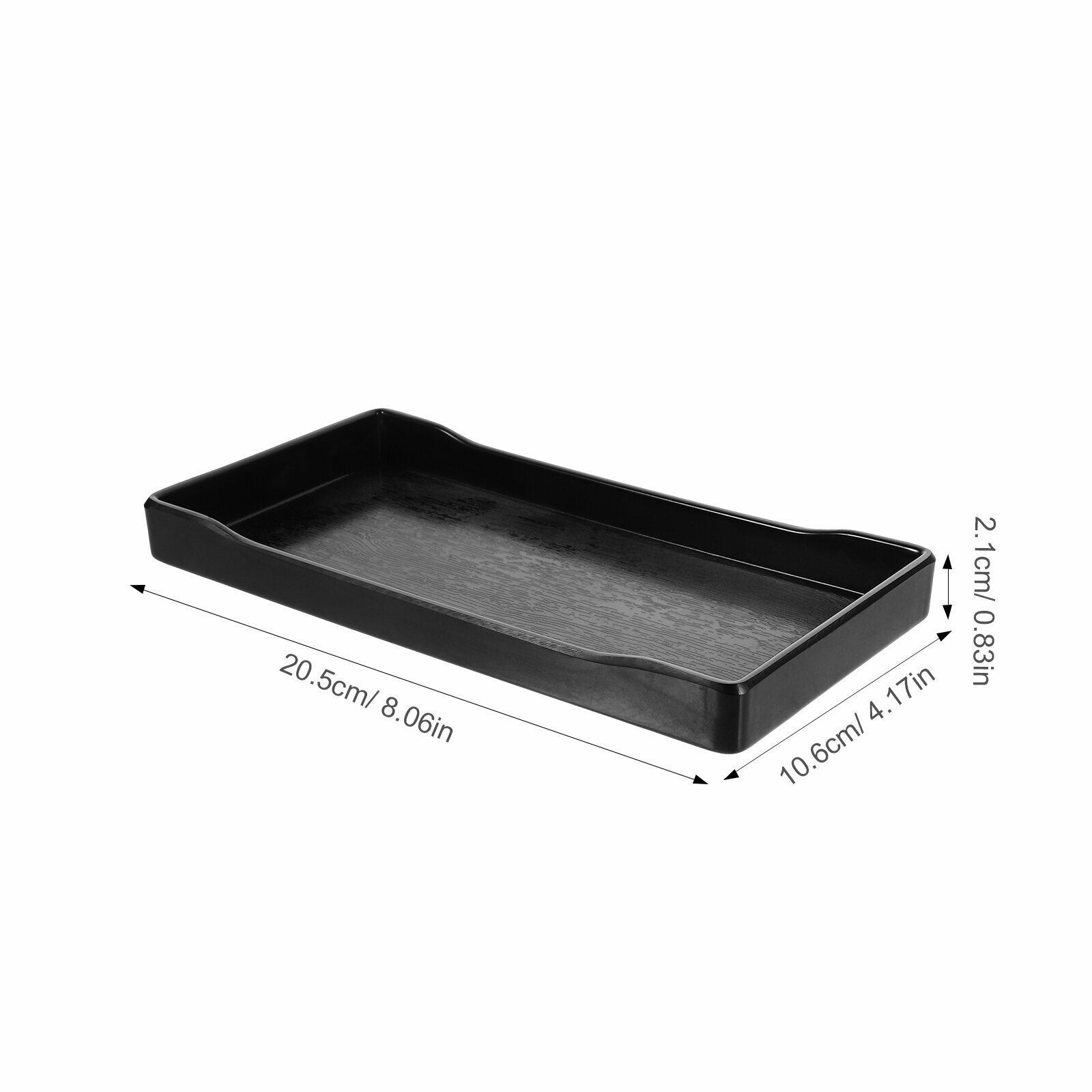 Подставка Для Чая И Перекусов Прямоугольная 2 Штуки Размер 20.50X10.60X2.10Cm