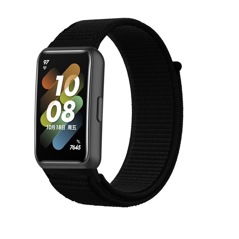 Спортивный ремень Huawei Band 7 плетеный нейлоновый кольцевой ремень Huawei Band7 наручные часы с регулируемой заменой браслета