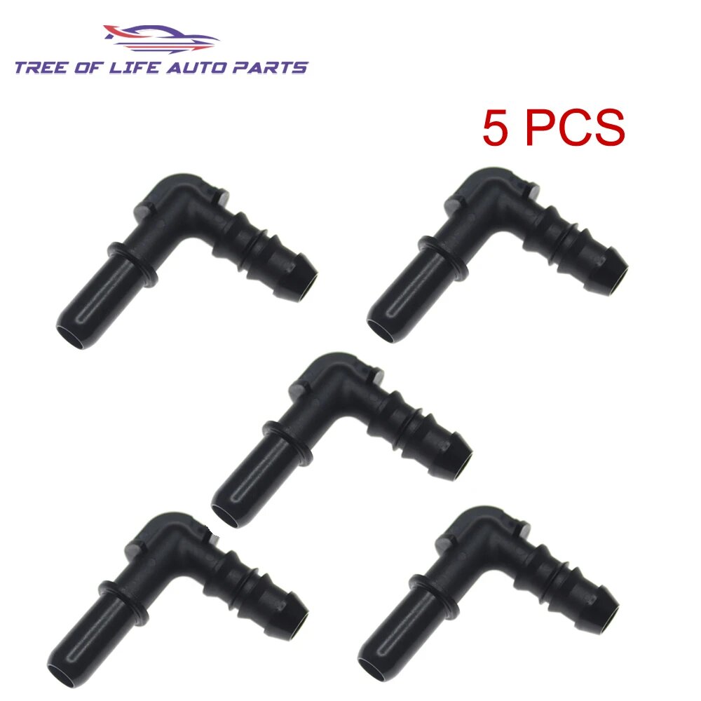 5 шт. 90° разъем для шланга авто 1/2"