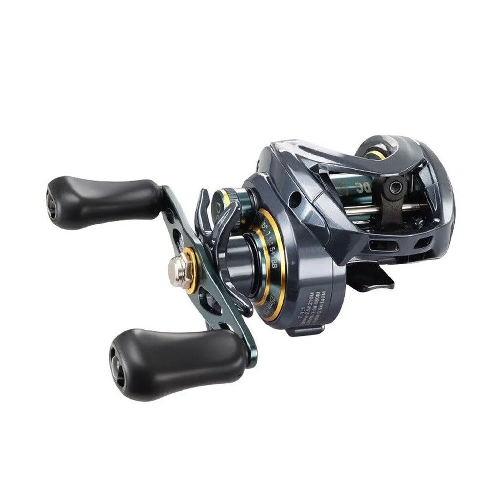 Катушка Baitcast с соотношением 7.1:1 8 кг Тормоз 5 + 1 Подшипники DC Brake CS200 Левый и Правый Ручной