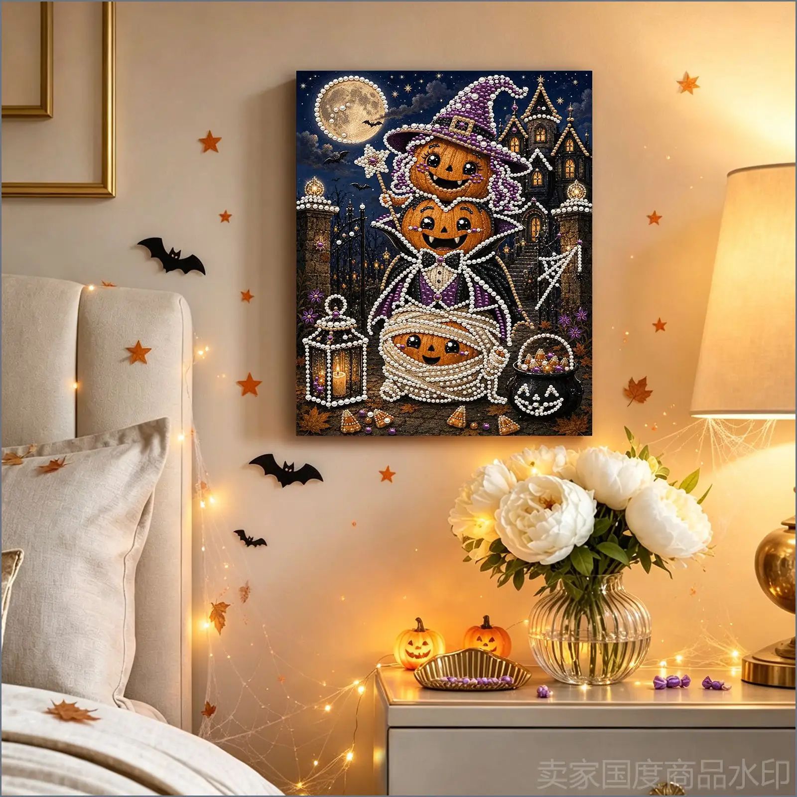 DIY-картина из бисера на рамке 30 40 см