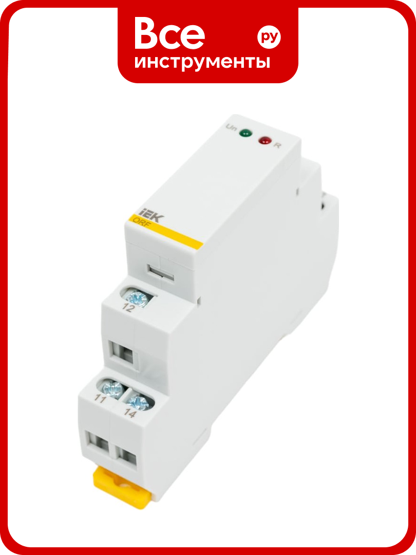 Реле фаз IEK ORF 03. 3фазы 220-460В AC ORF-03-220-460VAC