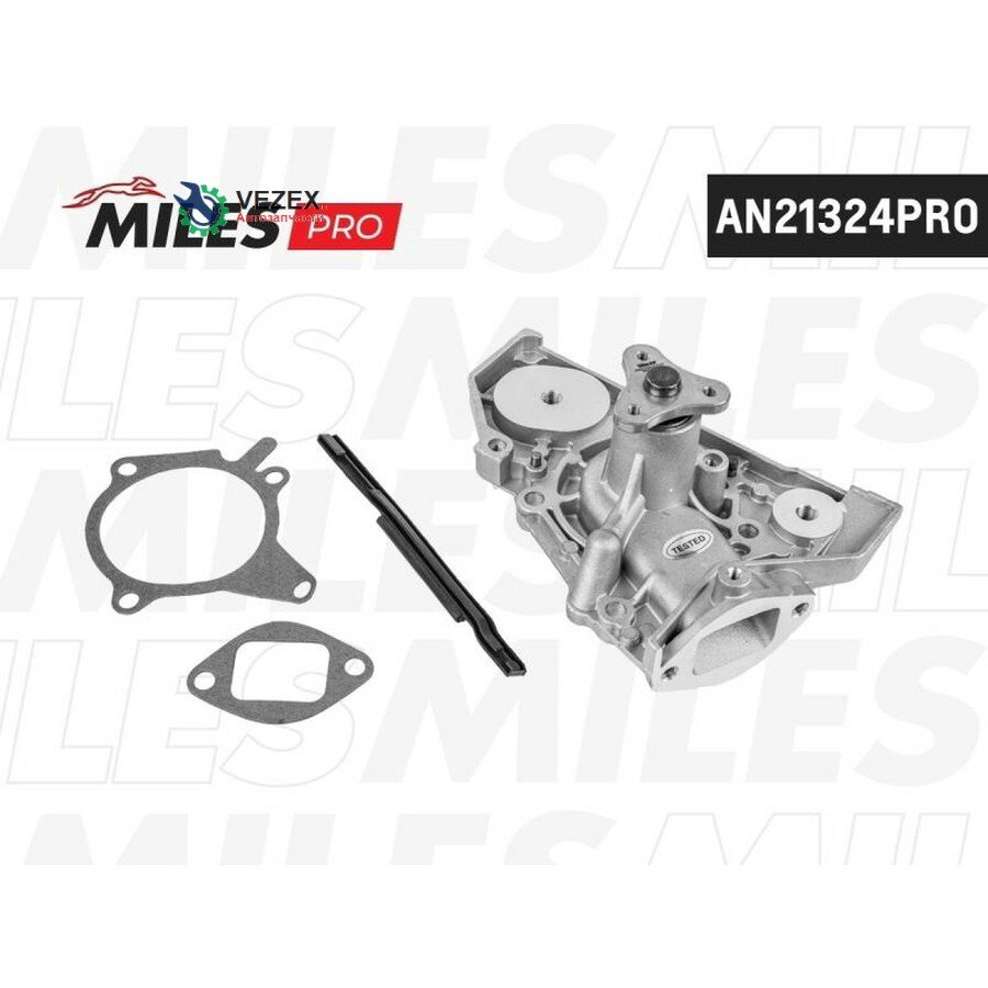MILES AN21324PRO Насос водяной MAZDA 323 1.8 16V 94/KIA SHUMA 1.5 16V 9701 PRO AN21324PRO