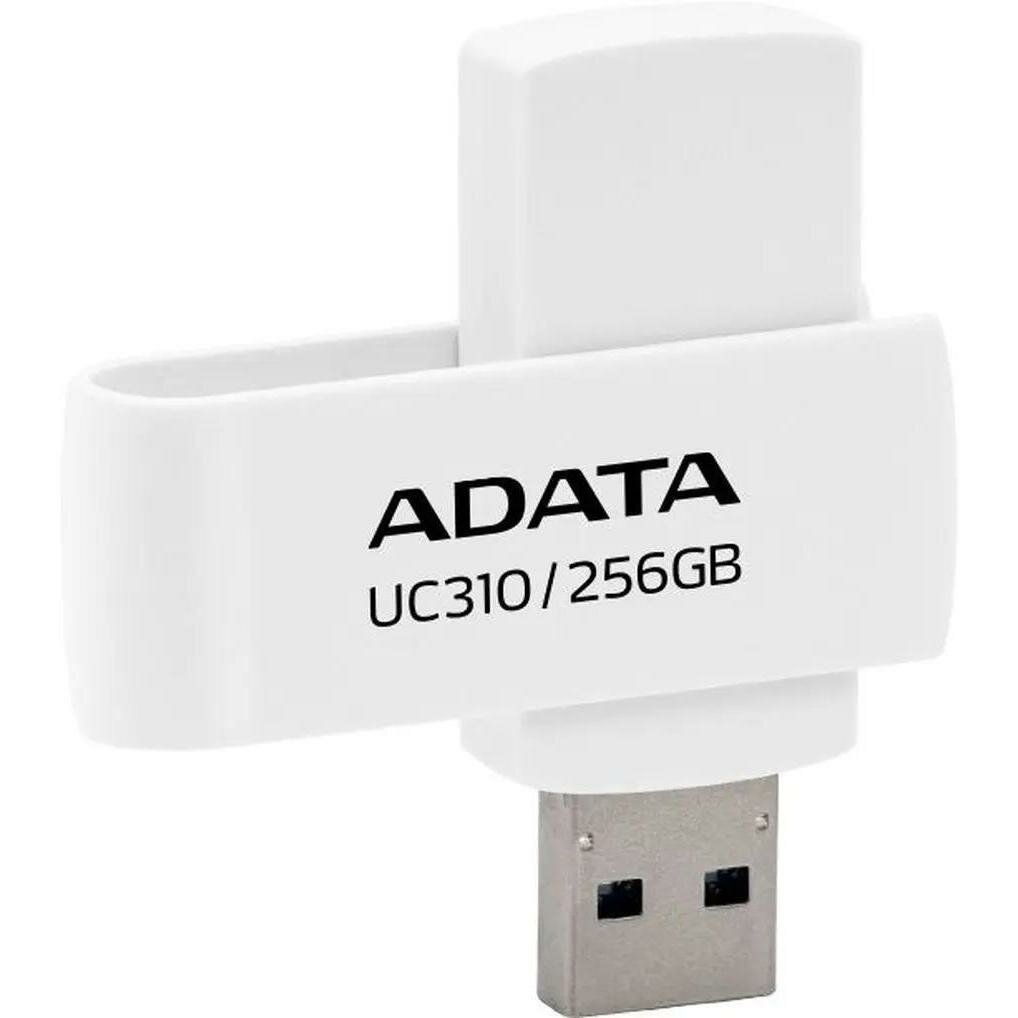 Флешка 256GB A-DATA UC310 USB 3.2 монолит белая UC310-256G-RWH