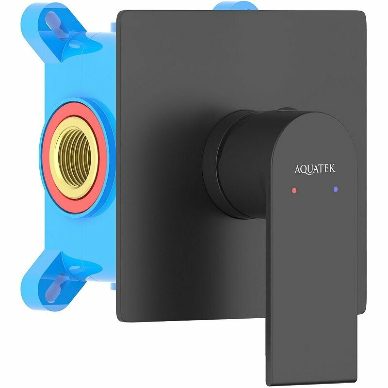 Смеситель для душа AQUATEK лира AQ1466MB матовый черный
