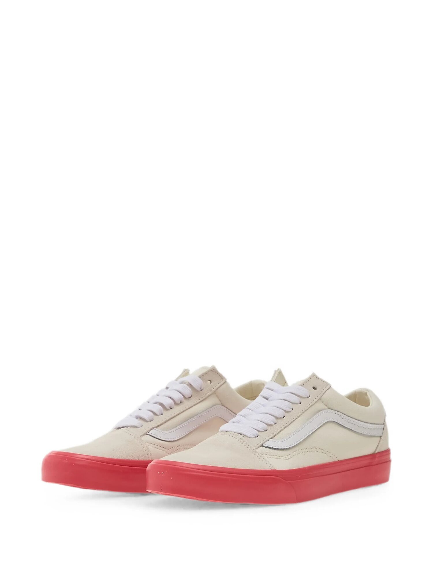 Кроссовки VANS Old Skool, размер 5 US, бежевый/белый — фото 1
