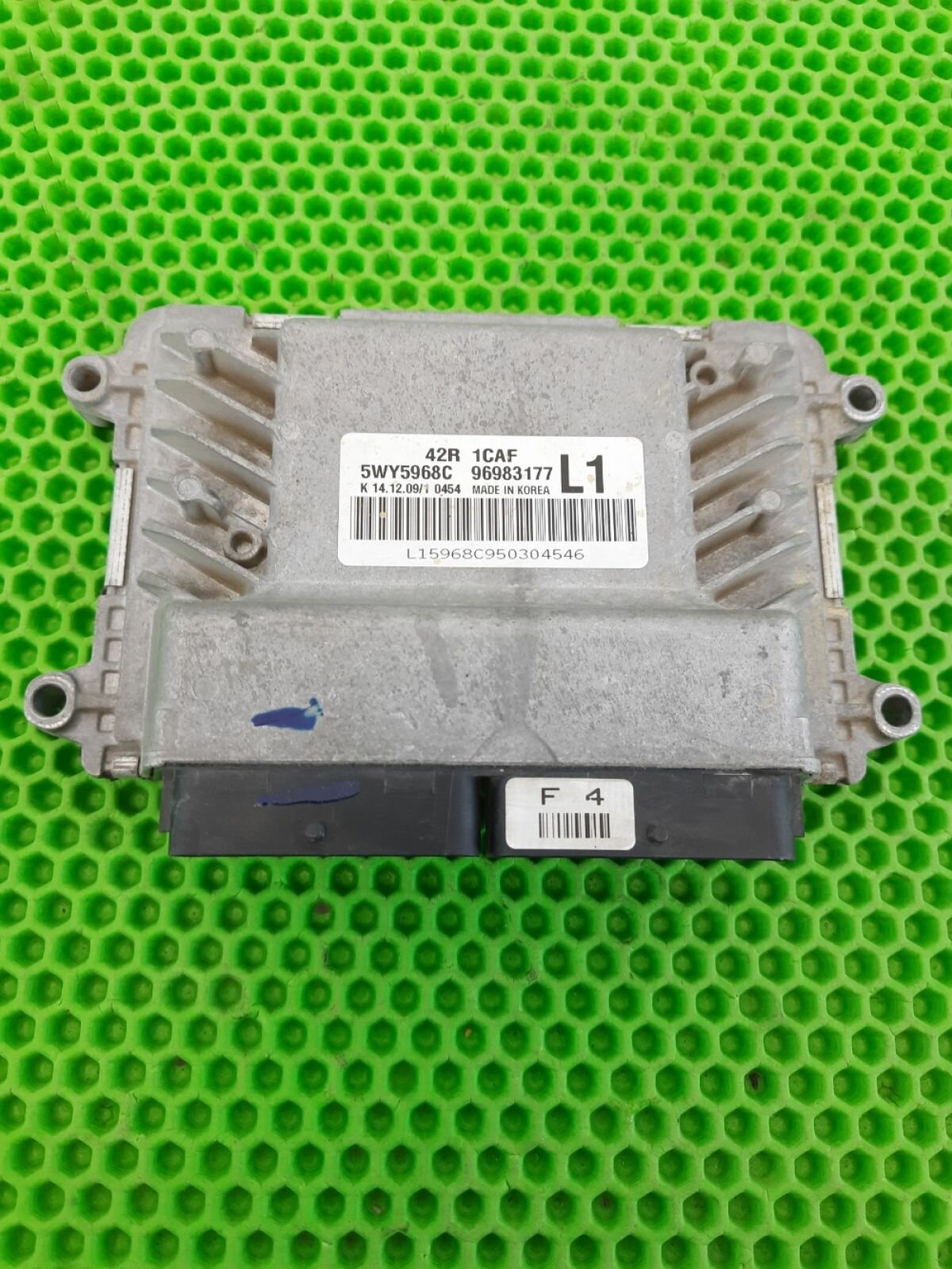 ЭБУ Блок управления двигателем Chevrolet Aveo T250 2006-2012г. 1.2 B12D1