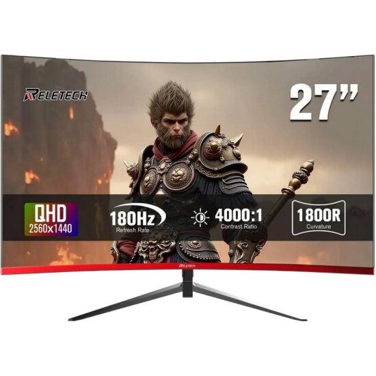 Монитор Reletech 27" G27X Flex Pro, Black (6973706812175)
