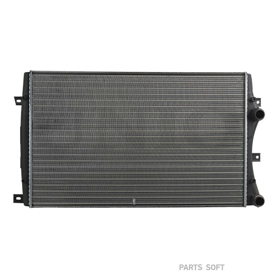 UNIO RAD-10076 Радиатор охлаждения двигателя VW Passat B6, B7 05-, Golf V, VI 03-, Skoda Octavia (1Z3,1Z5) 04-