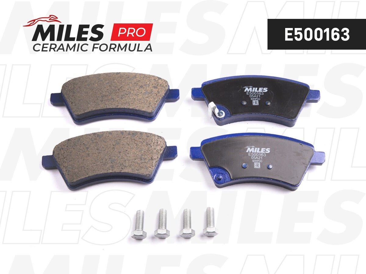 MILES Колодки тормозные передние (Смесь CERAMIC серия PRO) SUZUKI SX4 06- (Венгерская сборка) (TRW GDB1673) E500163