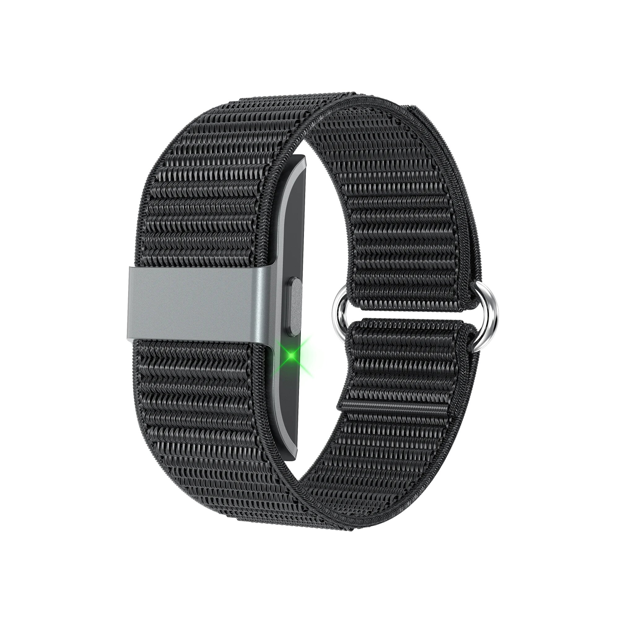 VBDK GPS Smart Bracelet ECG для спорта без экрана Темно-зеленый, черный