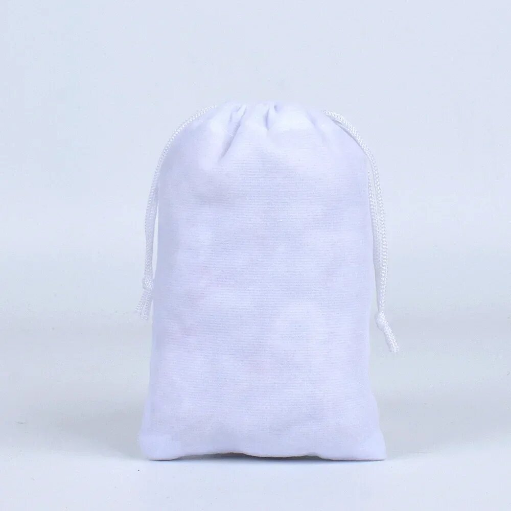 Бархатные подарочные мешочки мerylover, набор из 10 штук Белый, white, 15x20cm Velvet bag