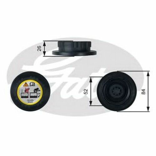 Крышка расширительного бачка Gates rc246 для Chevrolet Caprice; Land Rover Discovery III, IV, Freelander, Range Rover III,