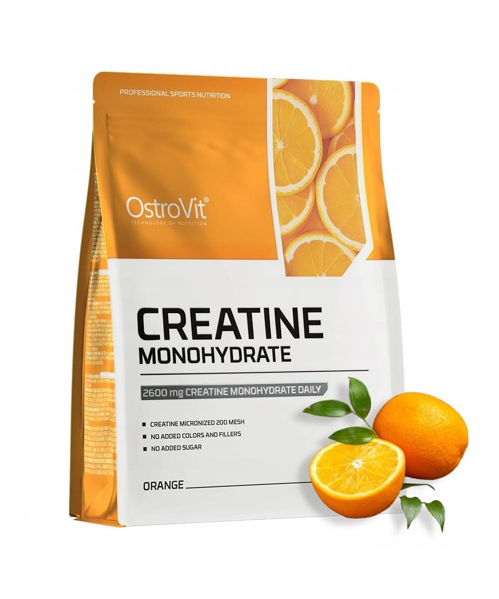 Креатин моногидрат Creatine Monohydrate 300 гр (OstroVit) Апельсин