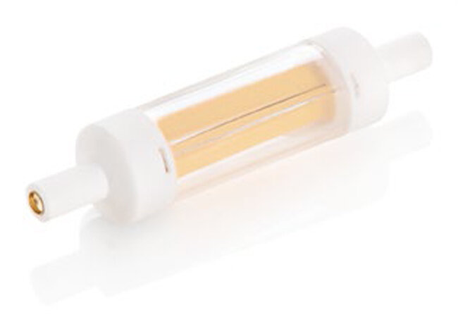 Лампа филаментная ideal lux Lampadina R7s Трубка J78 7Вт 560Лм 3000К CRI80 R7s 230В Прозрачный/Белый Не диммируемая 189109.