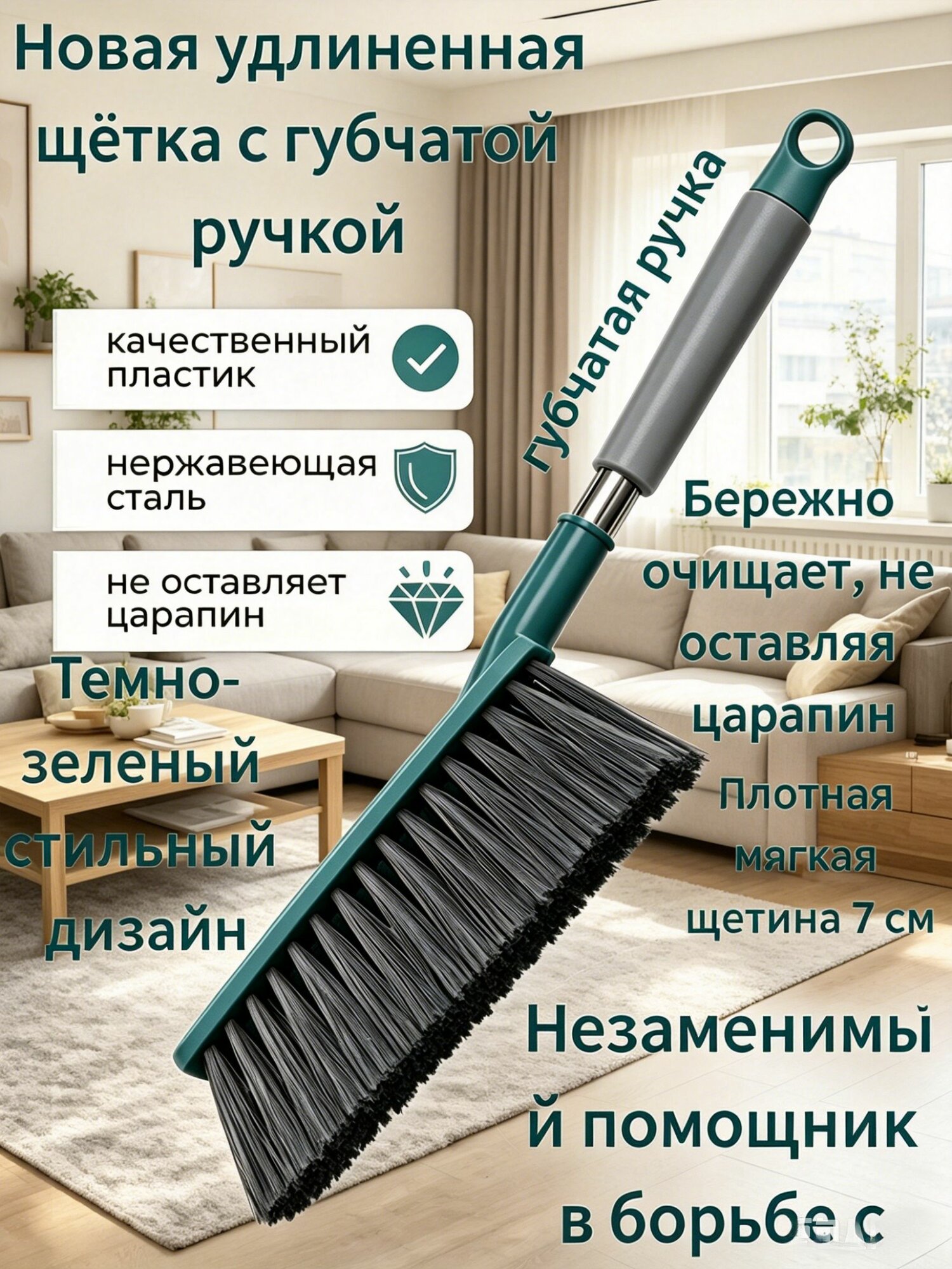 Щетка для уборки, 1 шт