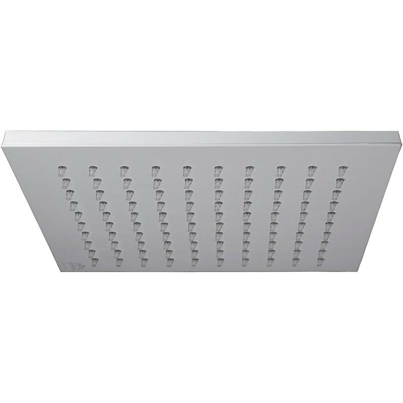Верхний душ Paffoni Syncro ZSOF075BO 200х200 мм, белый матовый, на кронштейн