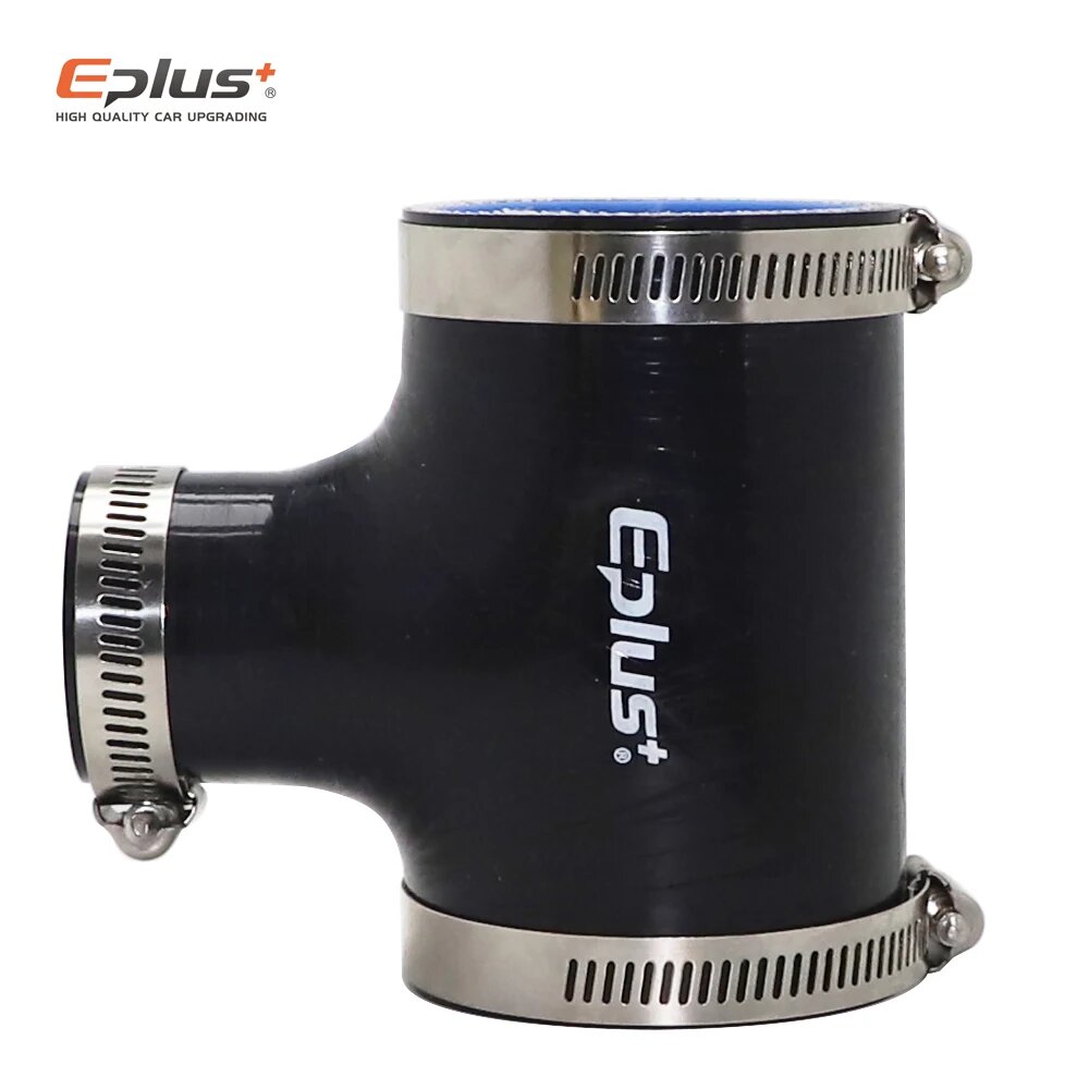 Силиконовый Т-образный соединитель EPLUS 70mm-25mm, черный