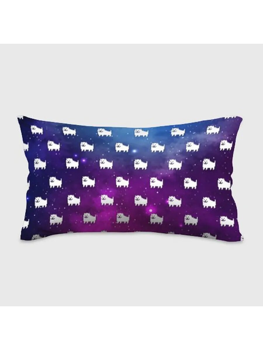 Undertale dogs pattern space Подушка