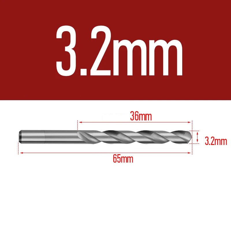 Набор спиральных сверл HSS 4241 0,5-14 мм 3.2mm(1Pcs)
