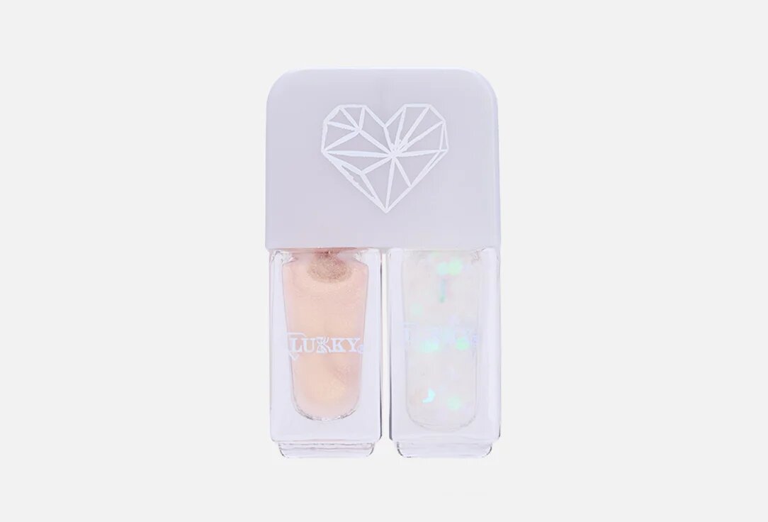 Lukky Diamond Duet Детский набор лаков для ногтей 2 шт Золотой