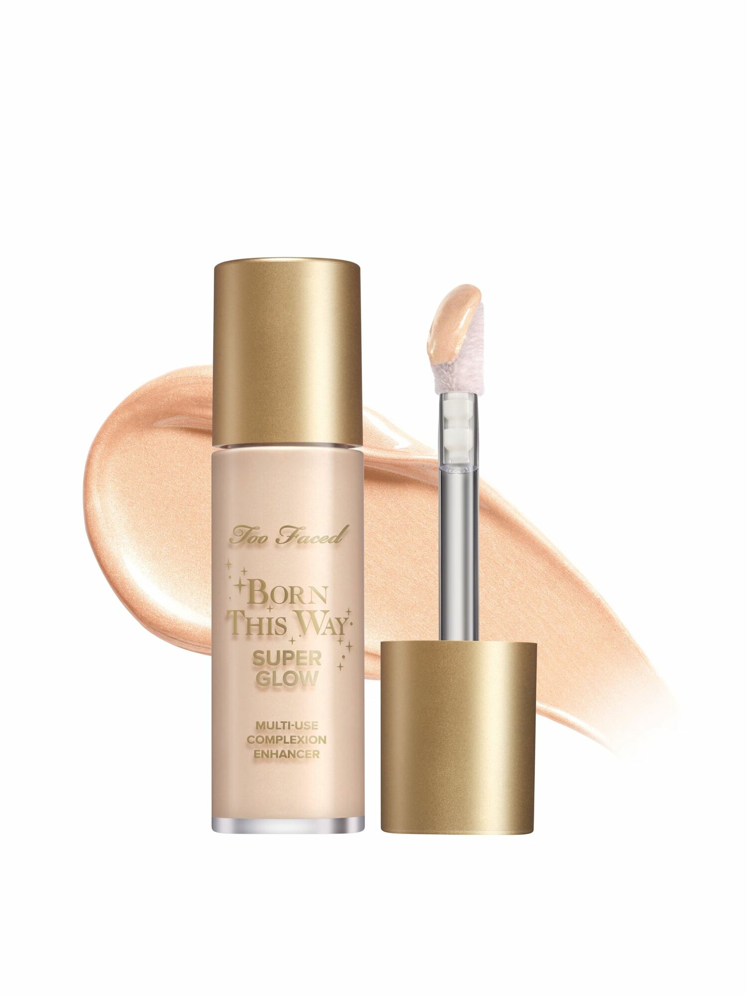 TOO FACED Мультифункциональный хайлайтер для лица Born This Way Super Glow (Vanilla Beam)