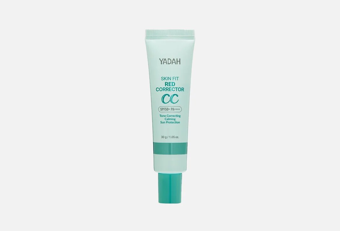 Yadah Skin fit Red corrector Корректирующий крем для лица SPF 50+ PA++++ 30г