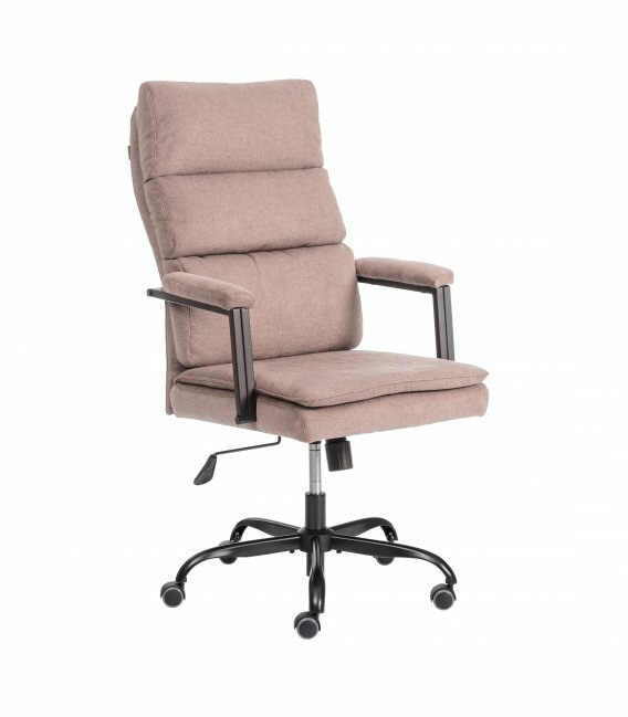 TetChair Кресло Planet metalBL ткань, светло-коричневый
