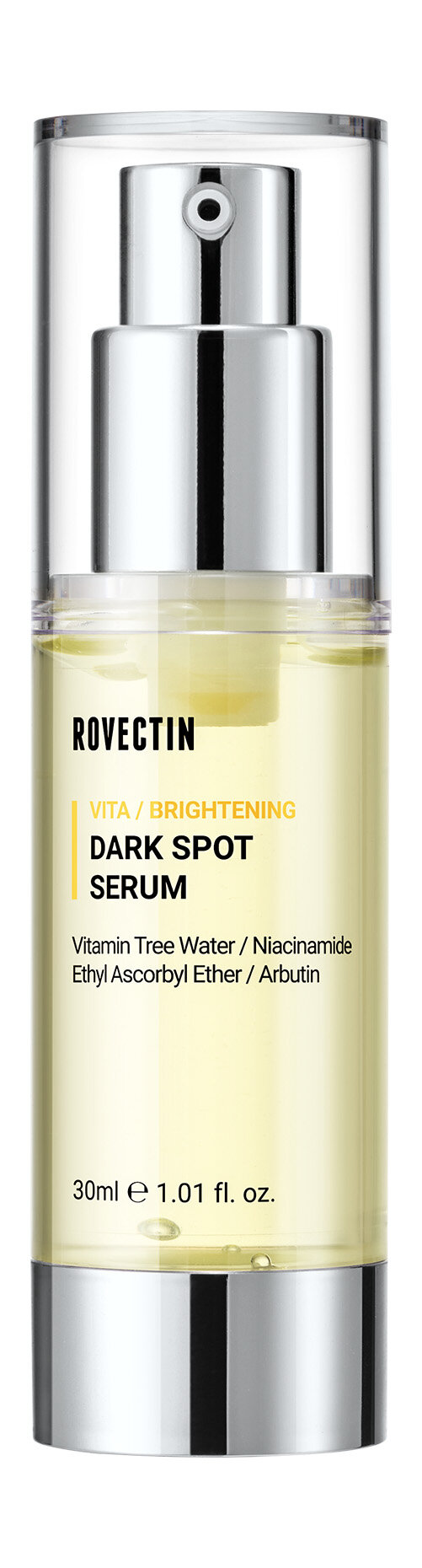 ROVECTIN Сыворотка для лица осветляющая против темных пятен витаминная, 30 мл