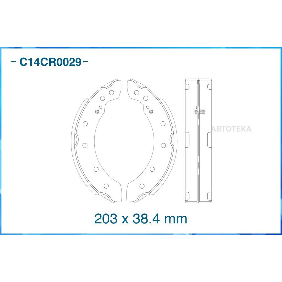 Тормозные колодки задние Low Metallic CWORKS C14CR0029