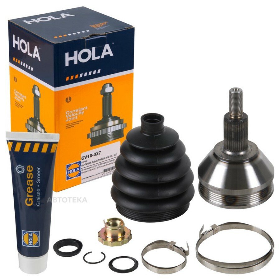 ШРУС наружный VW Polo Sedan (AT) Fox SKODA Rapid (АT) Fabia (I/II) Roomster AUDI A1 A2 SEAT C HOLA CV10027