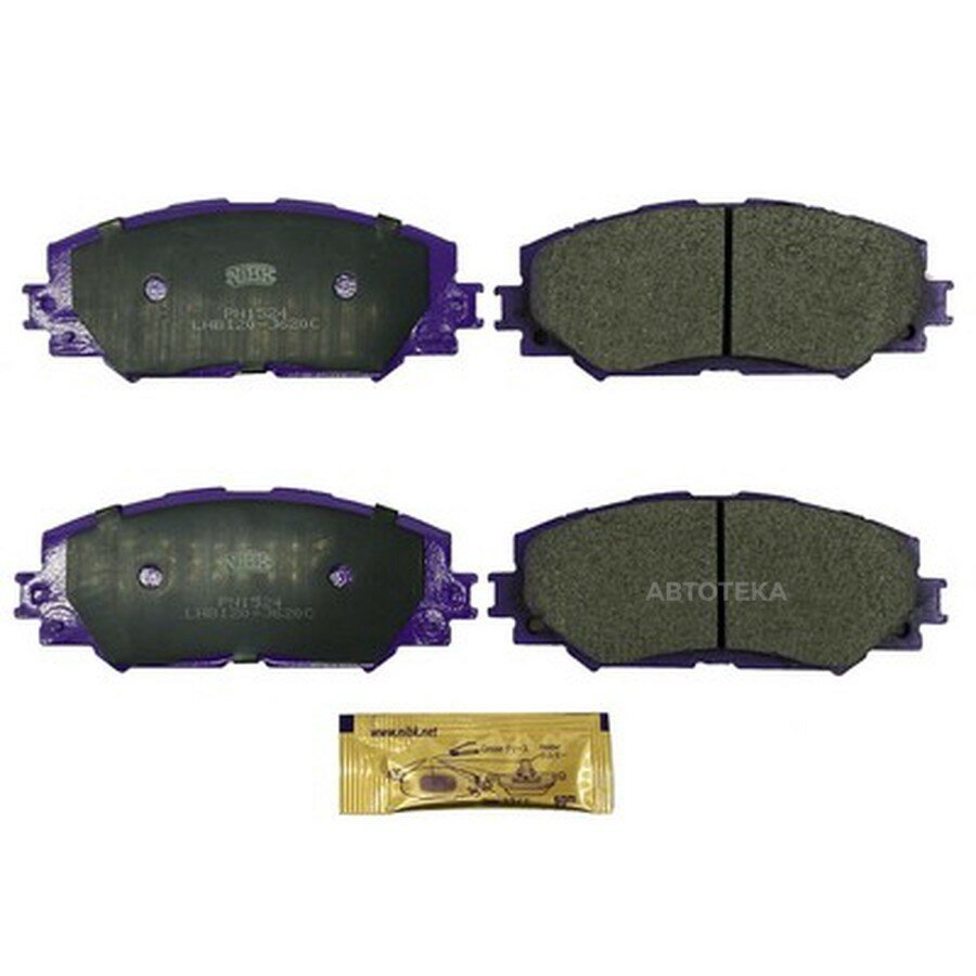 Колодки тормозные дисковые NIBK PN1524
