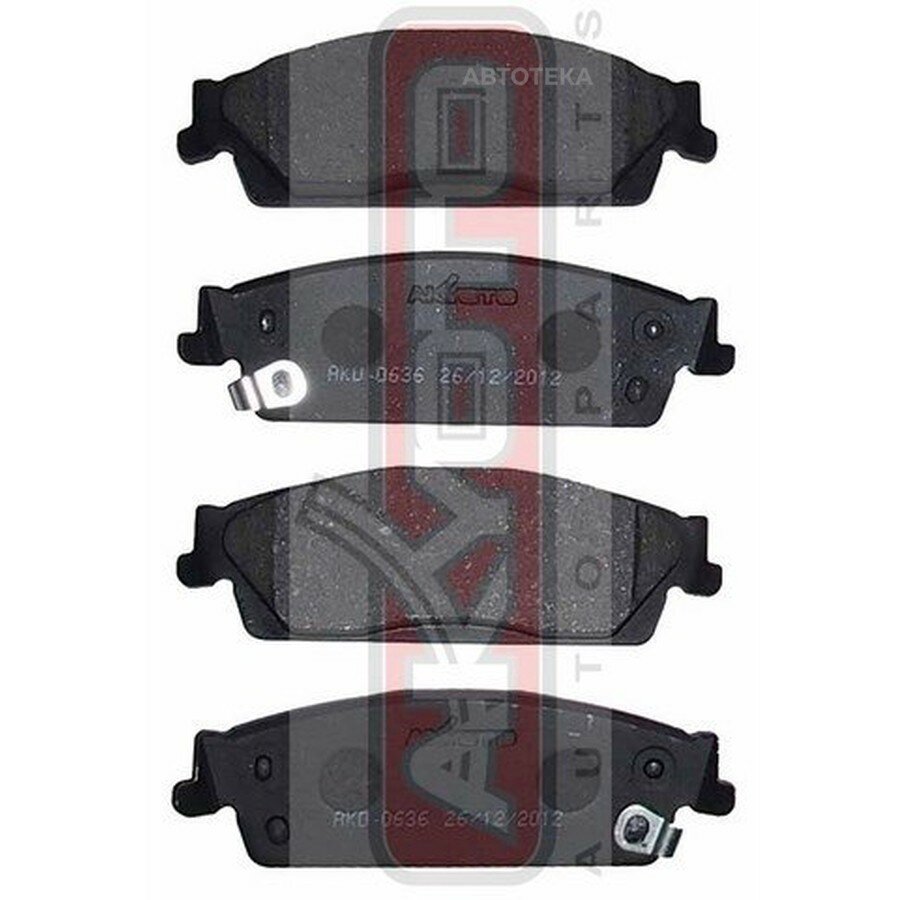 Колодки тормозные дисковые задние AKYOTO AKD0636